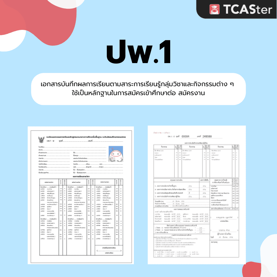 รวมข้อมูล ปพ. 1-9 คืออะไร เป็นแบบไหน ใช้ทำอะไร - TCASter