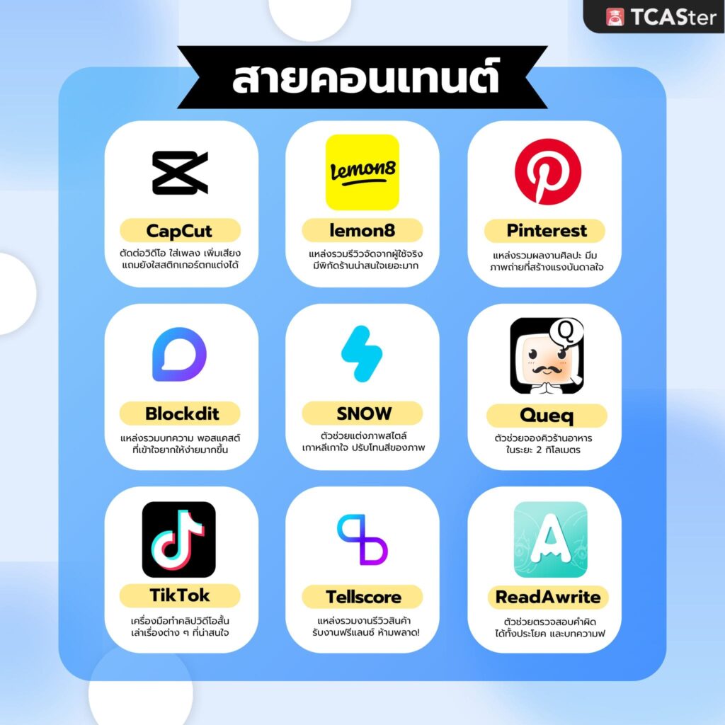 รวมแอปดีติดมือถือ สำหรับวัยเรียน ที่ไม่ควรพลาด - TCASter